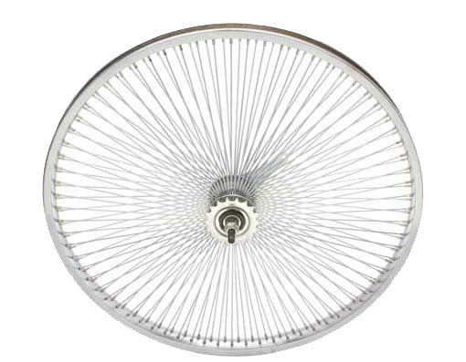 24" Steel Coaster Bike Wheel 144 Spoke – Mi Gente Customs